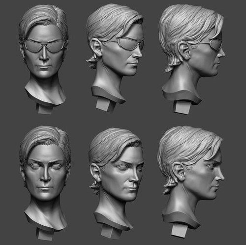 Trinity The Matrix - STL File for 3D Print