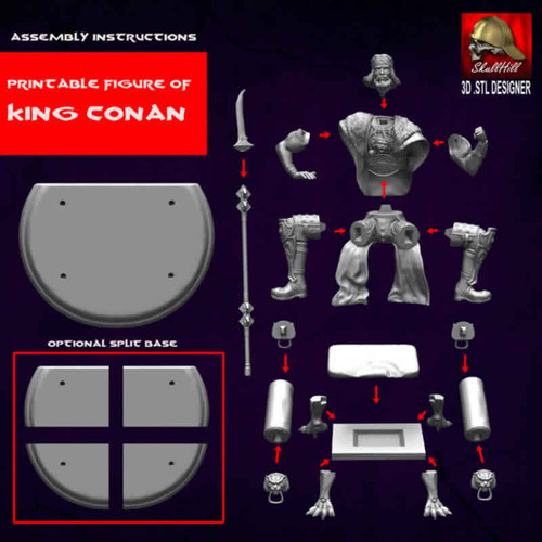 King Conan - STL File for 3D Print