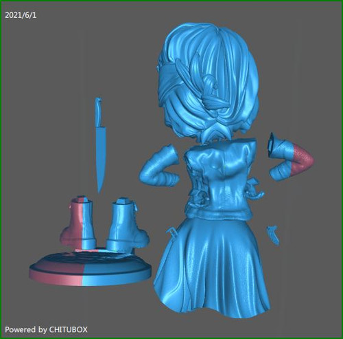 Tiffany Bride of Chucky - STL File for 3D Print