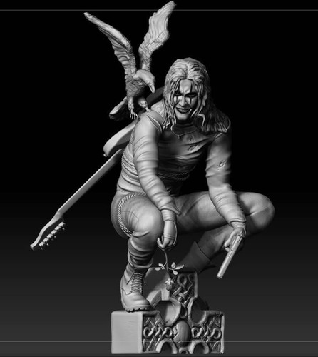 The Crow Brandon Lee - STL File for 3D Print