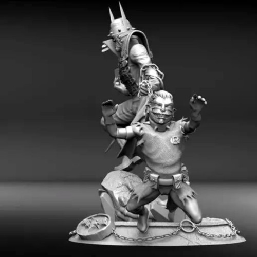 Batman Who Laughs - STL File for 3D Print