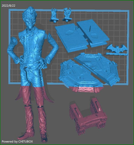 Joker the Gotham Statue - STL File for 3D Print