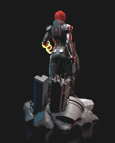 Female Shepard Mass Effect - STL File for 3D Print