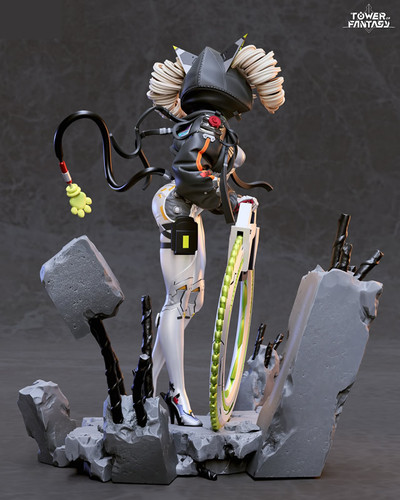 Shiro Tower of Fantasy Statue - STL File for 3D Print