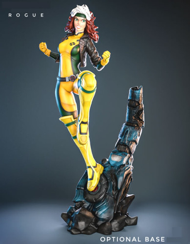 Rogue Statue Sentinel Diorama - STL File for 3D Print