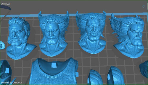 Logan The Wolverine Statue - STL File 3D Print