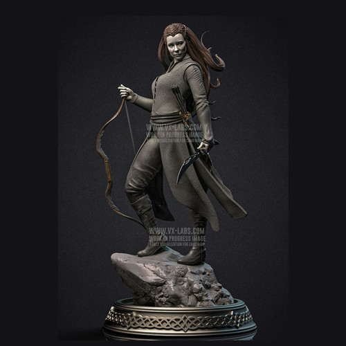 Tauriel The Hobbit + NSFW Statue - STL File 3D Print