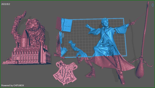 Harry Potter Statue - STL File 3D Print