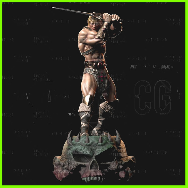 He-Man Statue - STL File 3D Print