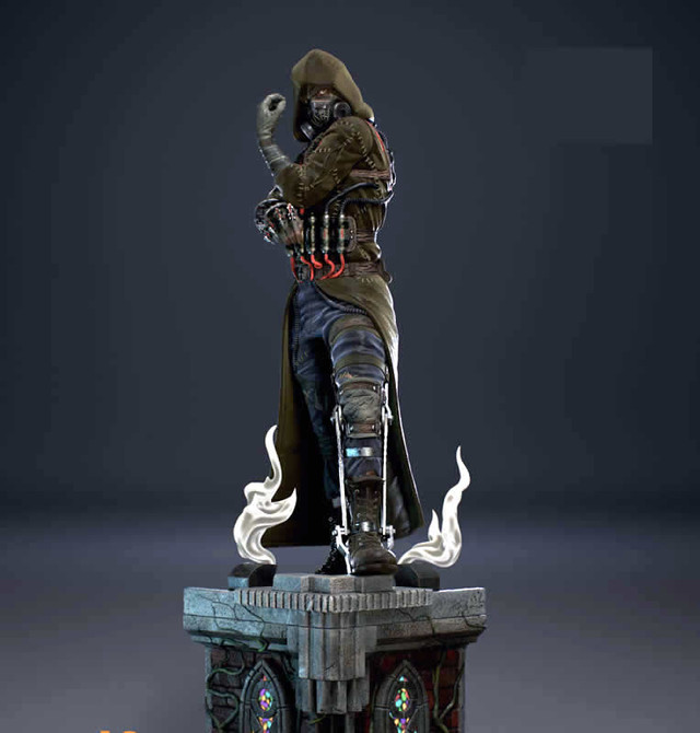 Scarecrow Batman Statue - STL File 3D Print
