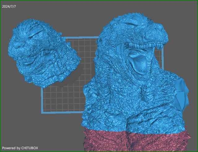 Godzilla Statue - STL File 3D Print