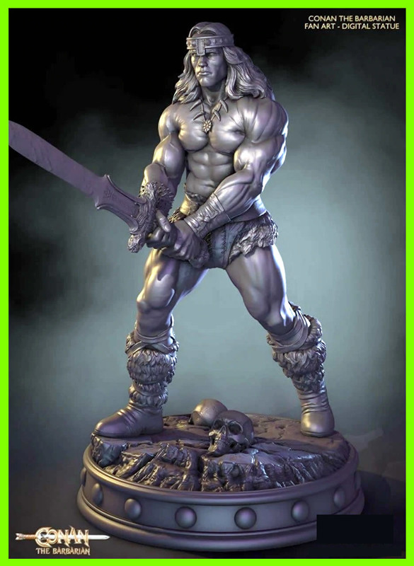 Conan the Barbarian - STL File for 3D Print