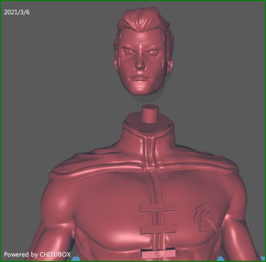 Robin DC Statue - STL File for 3D Print