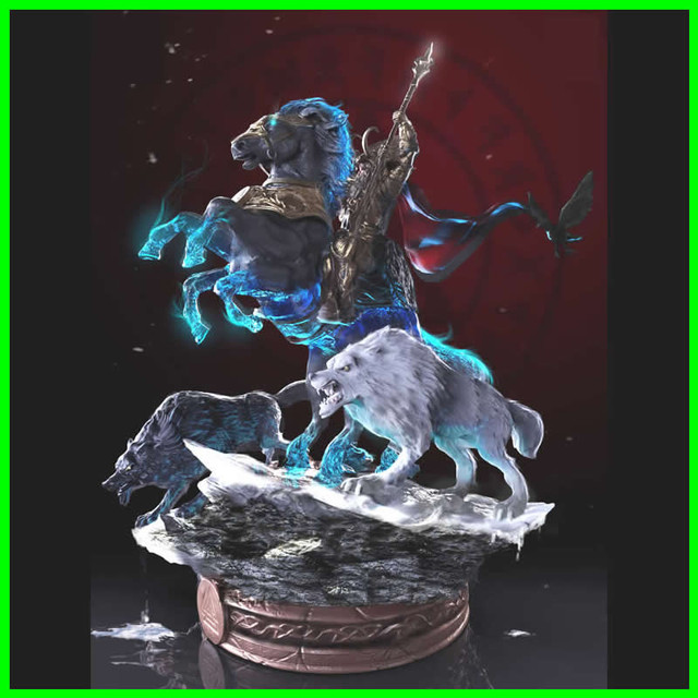 Alien Big Chap Statue - STL File for 3D Print