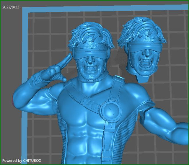 Cyclops X-Men Scott Summers - STL File for 3D Print