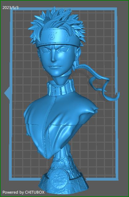 Naruto Uzumaki Naruto Bust - STL File 3D Print