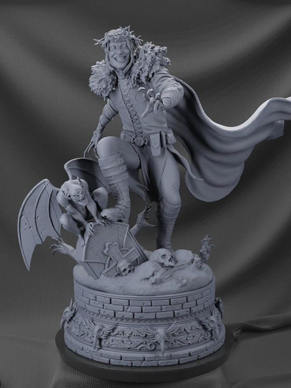 Robin King DC Batman Who Laughs Statue - STL File 3D Print