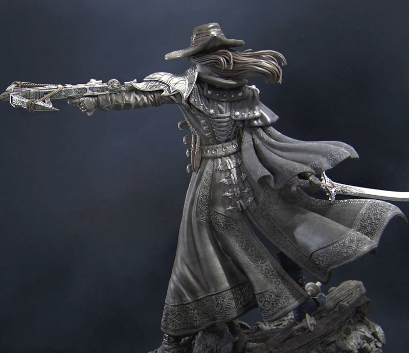 Valeria Vampire Hunter Statue - STL File 3D Print
