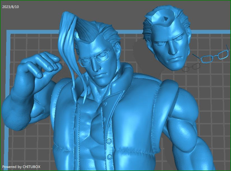 Nash Street Fighter - STL File 3D Print