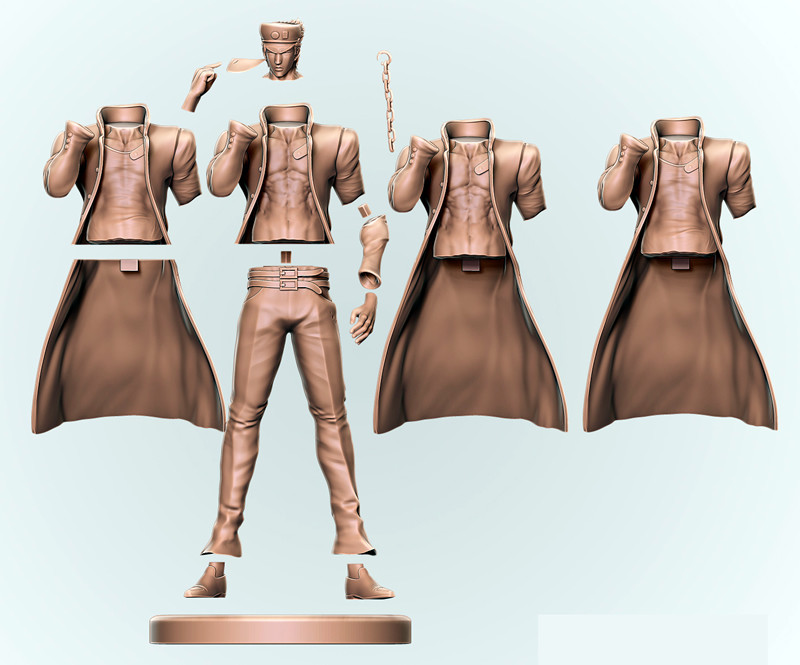 JoJo's Bizarre Adventure - STL File 3D Print
