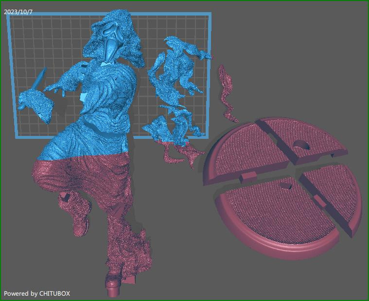 Ghostface Scream - STL File 3D Print