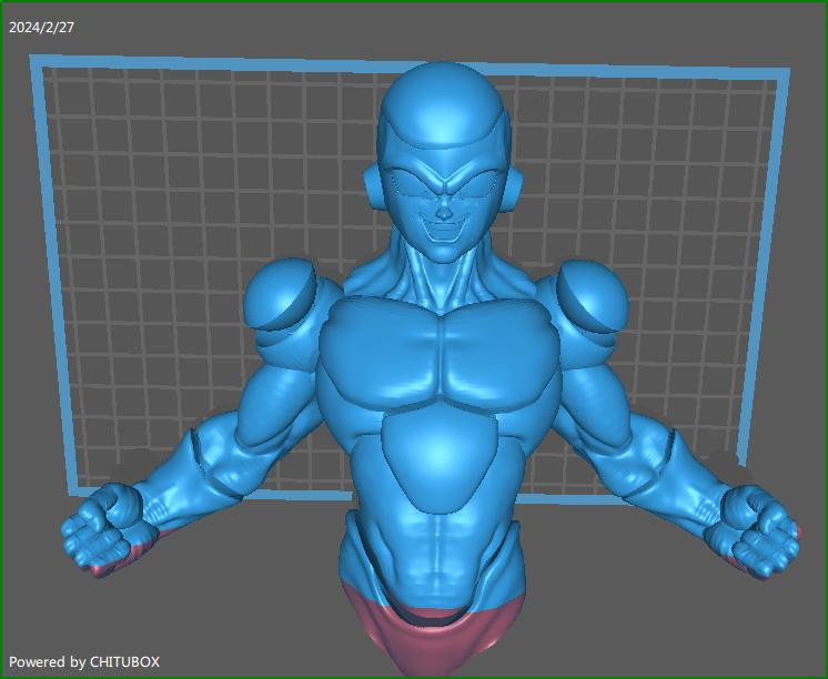 Black Frieza Dragon Ball Statue - STL File 3D Print