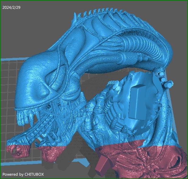 Predator vs Alien Diorama - STL File 3D Print