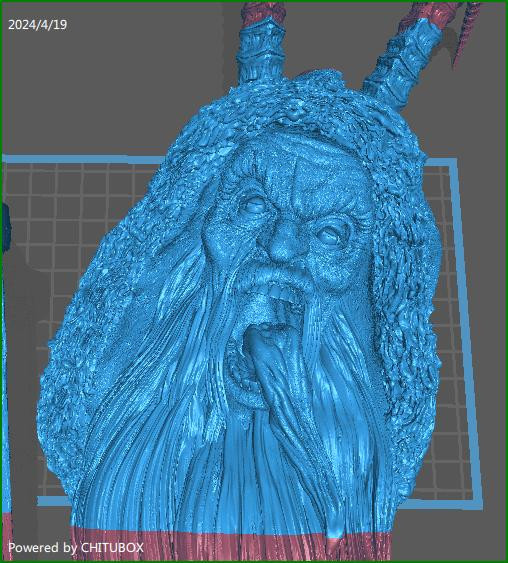 Krampus Horror Statue - STL File 3D Print