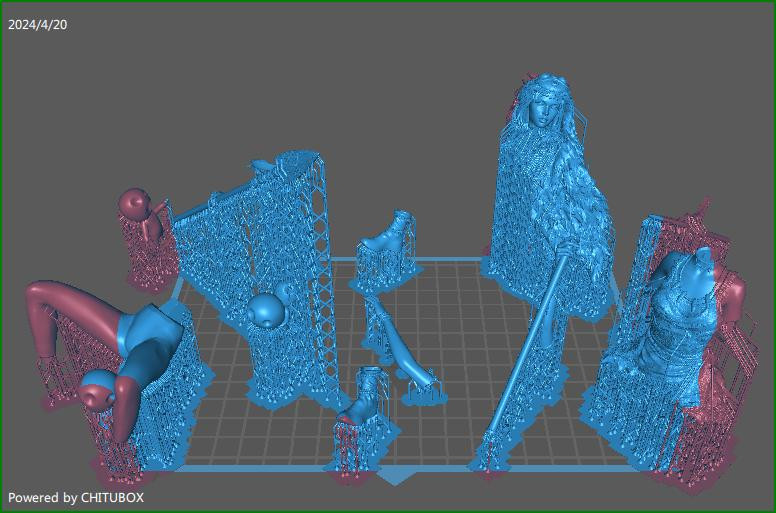 Princess Mononoke - STL File 3D Print