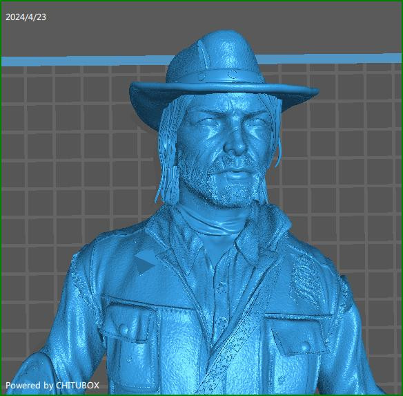 John Marston Red Dead Statue - STL File 3D Print