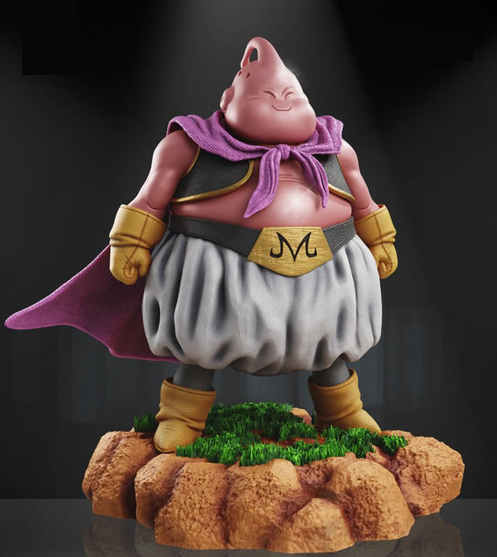Majin Buu and Bee Dragon Ball Z Statue - STL File 3D Print