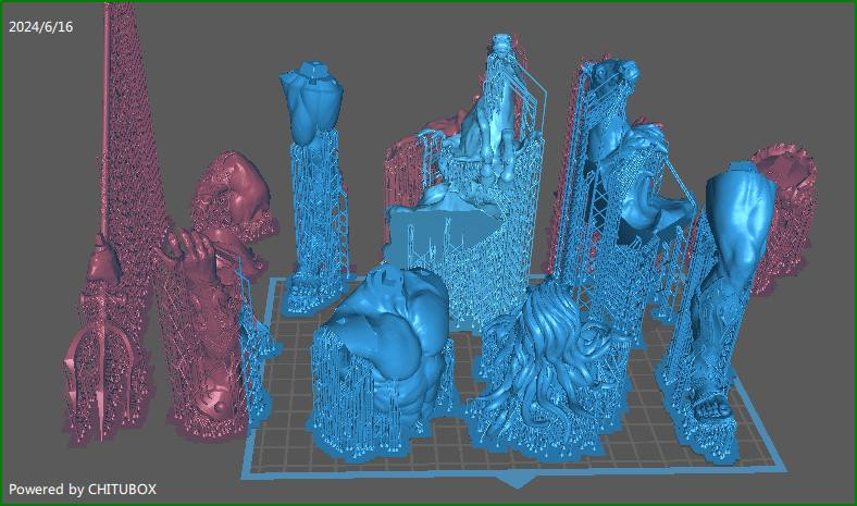 Poseidon Statue - STL File 3D Print