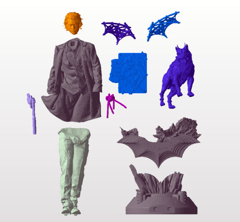 Joker Heath Ledger DC Statue - STL File 3D Print