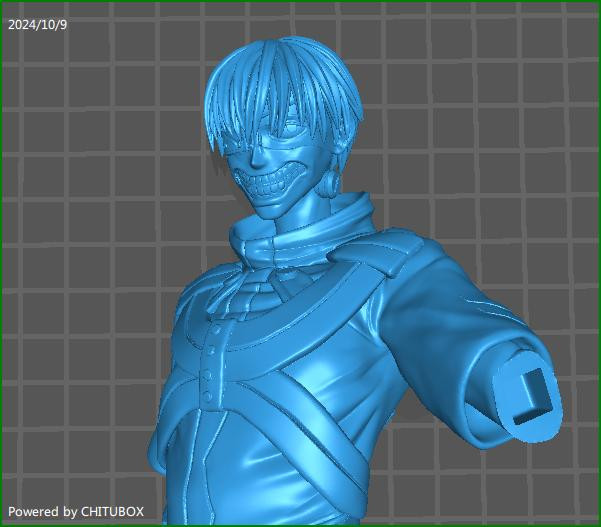 Ken Kaneki Tokyo Ghoul Statue - STL File 3D Print