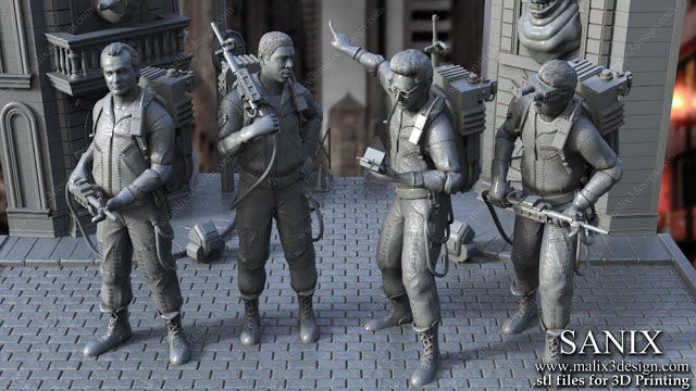 Ghostbusters Diorama - STL File for 3D Print