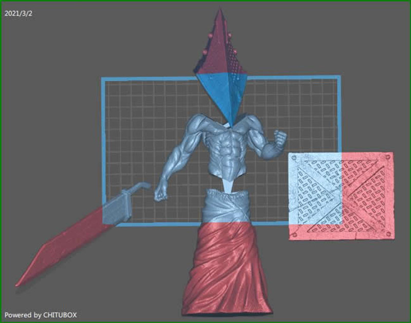 Pyramid Head Silent Hill - STL File for 3D Print