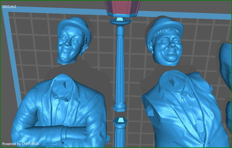 Stan and Ollie - STL File for 3D Print