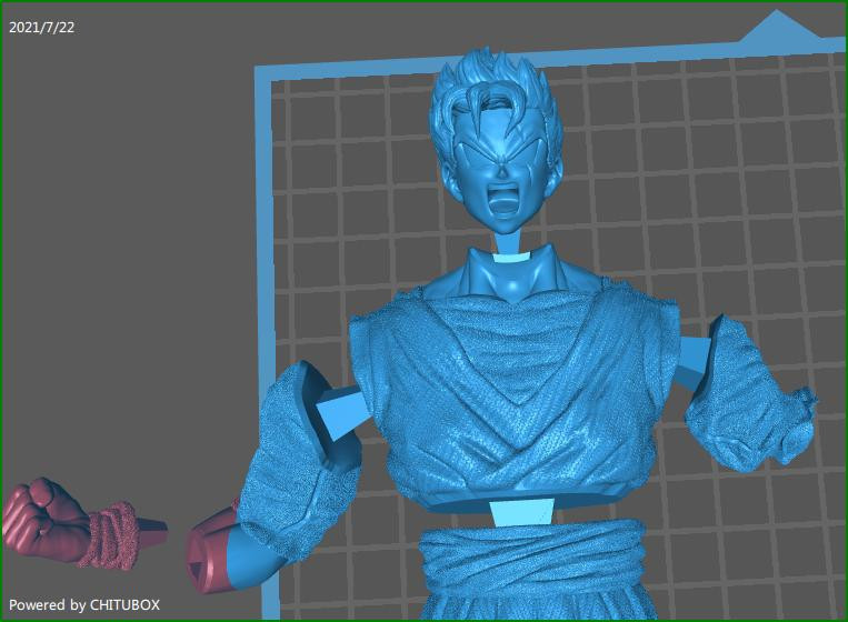 Gohan Statue Dragon Ball Super - STL File for 3D Print