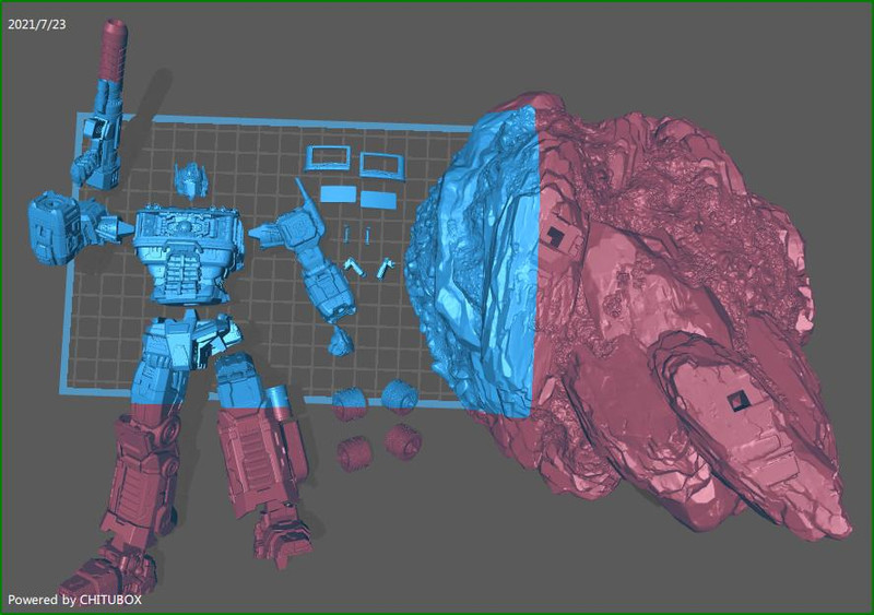 Optimus Prime Transformers - STL File for 3D Print