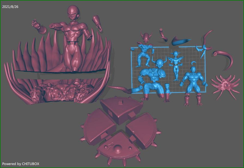 Frieza Evolutions Dragon Ball Z - STL File for 3D Print