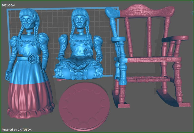 Annabelle Horror Statue - STL File for 3D Print