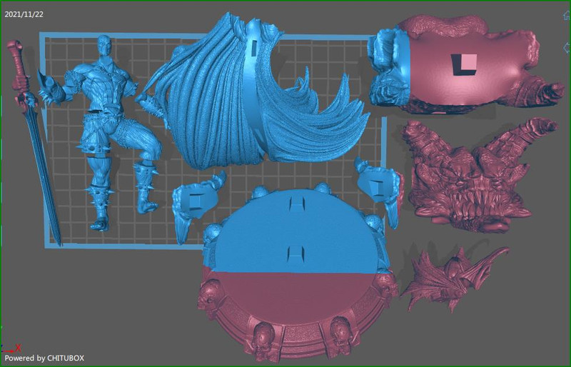 Spawn Diorama - STL File for 3D Print