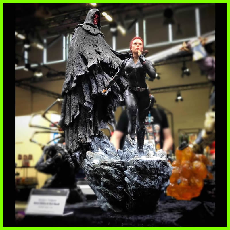 Red Skull Statue 3D Printed Model - glwec.in