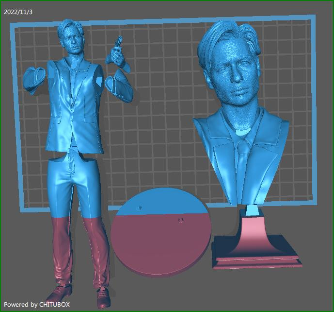 The X Files Mulder - STL File for 3D Print