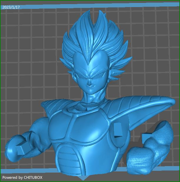 Vegeta Oozaru Dragon Ball Statue - STL File for 3D Print