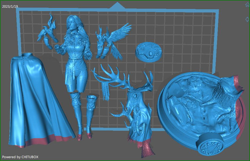 Yennefer The Witcher 3 Statue - STL File for 3D Print