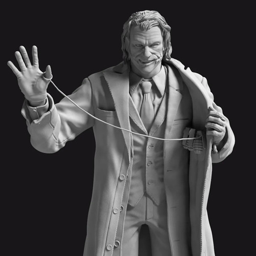 Joker The Dark Knight Statue - STL File 3D Print