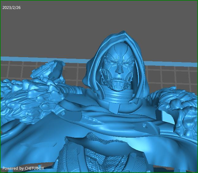 Doctor Doom Bust - STL File 3D Print