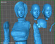 Yuffie Final Fantasy Statue - STL File for 3D Print