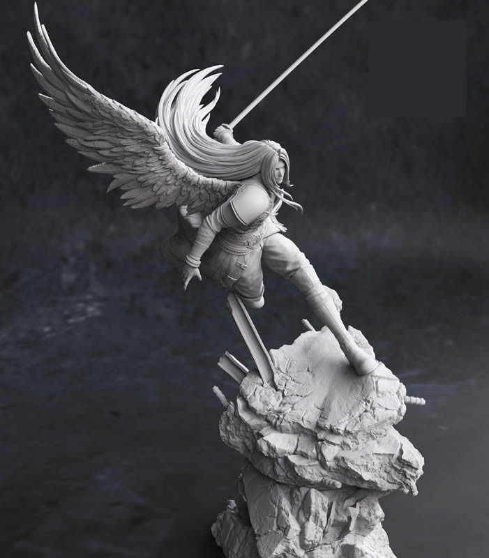 Sephiroth FF7 Statue - STL File 3D Print